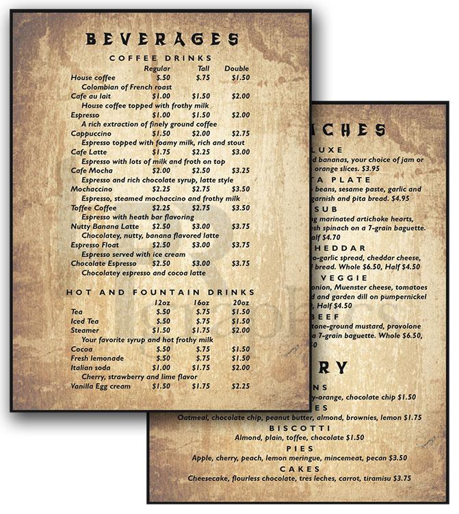 Chinese – Takeout Menu - Hand Prop Room